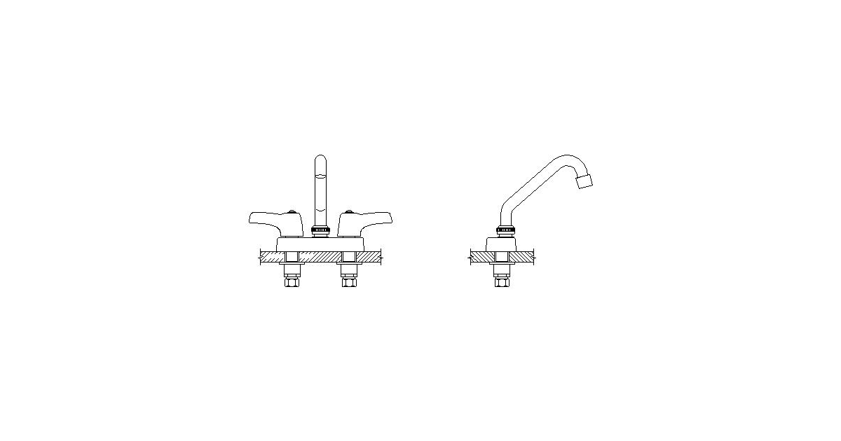 Delta 27C4363 Double Handle 1.5GPM Ceramic Disc Bathroom Faucet with ...