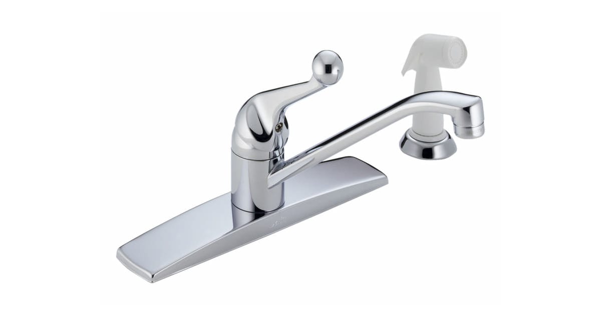 Delta 400-10 Single Handle Kitchen Faucet | Ferguson Home