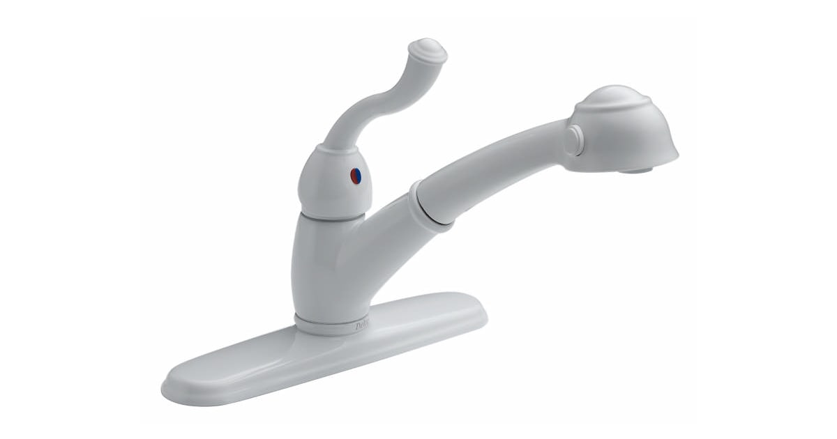 Delta 473-WH-DST Faucet Kitchen Pullout Spray | Ferguson Home