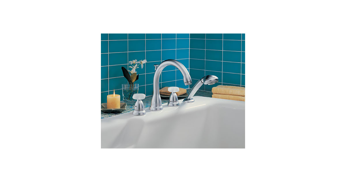 Delta 4789-MCGLHP Faucet Roman Tub Double Handle from the | Build.com