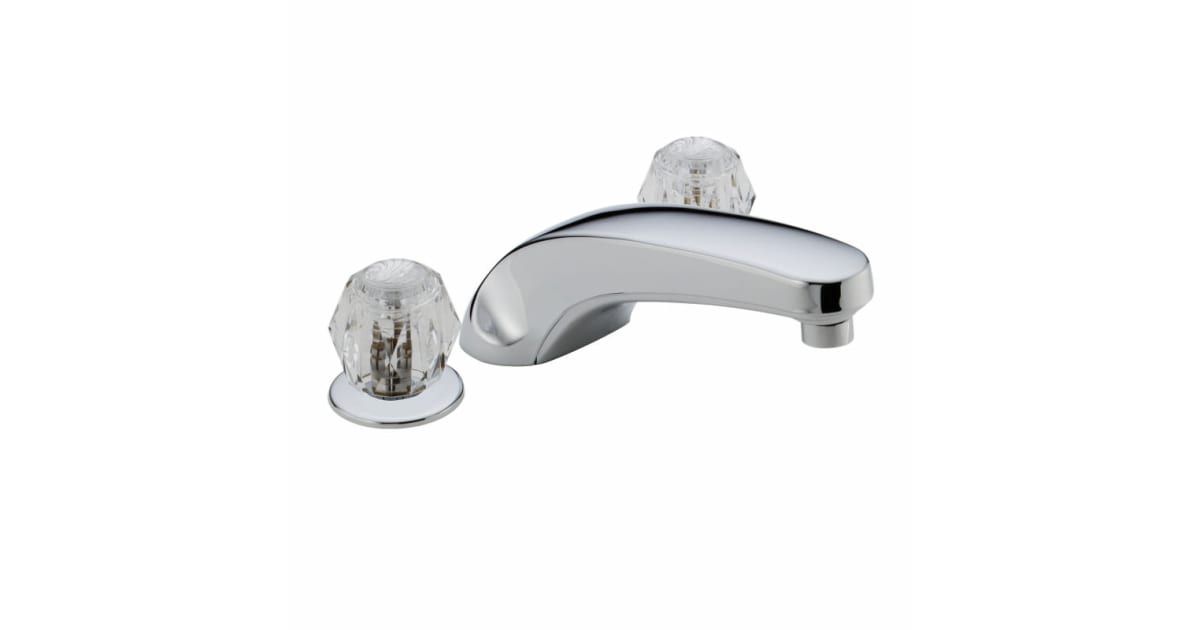 Delta T2710-LHP Double Handle Deck Mounted Roman Tub Filler Trim from ...