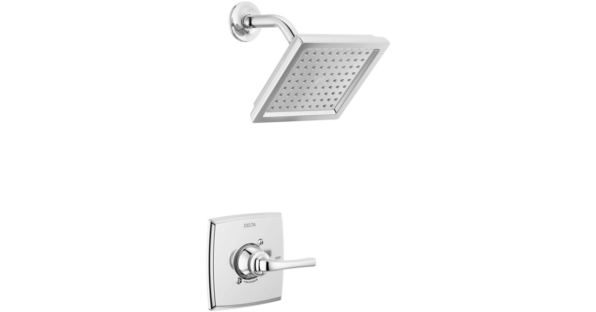 Delta 142864 Geist Shower Only Trim Package with 1.75 GPM Single ...