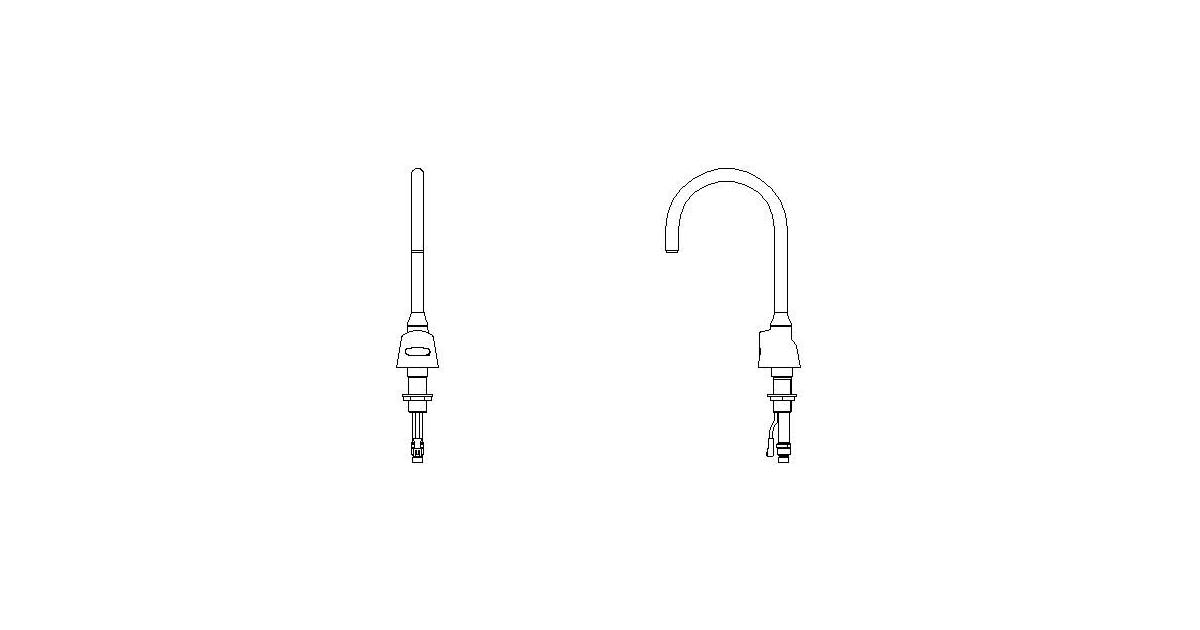 Delta 1500T3378TR-BB-R35 Commercial 1.5 GPM Single Hole Hardwire ...