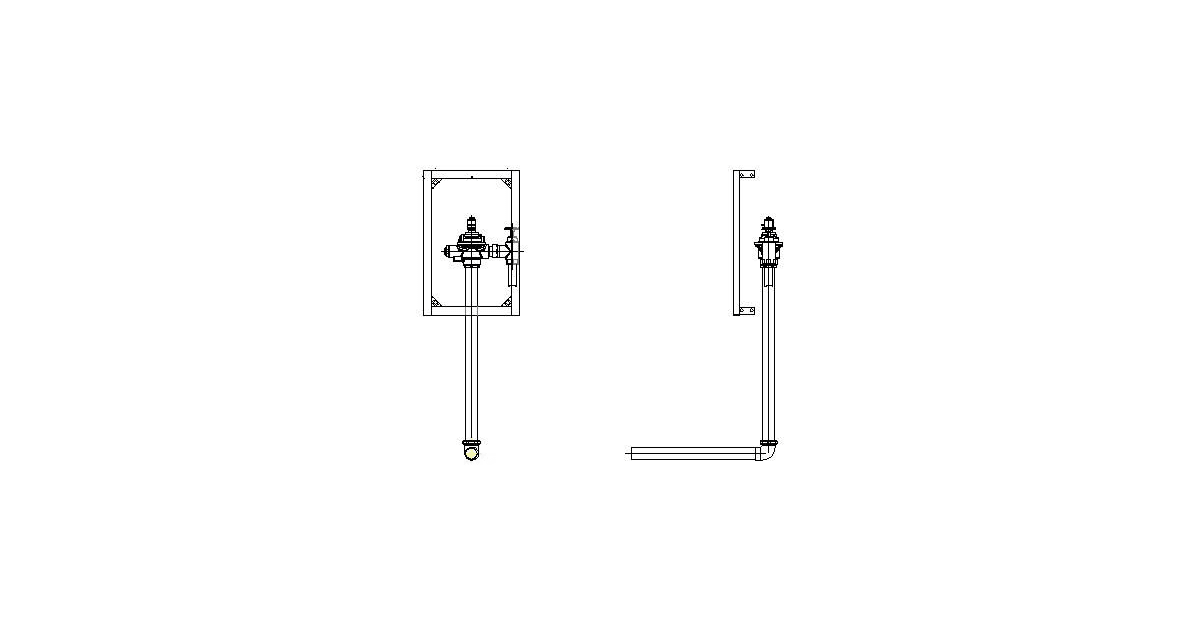 Delta 1600T6102ARI Commercial 1-1/2" Rear Spud Concealed Electronic ...
