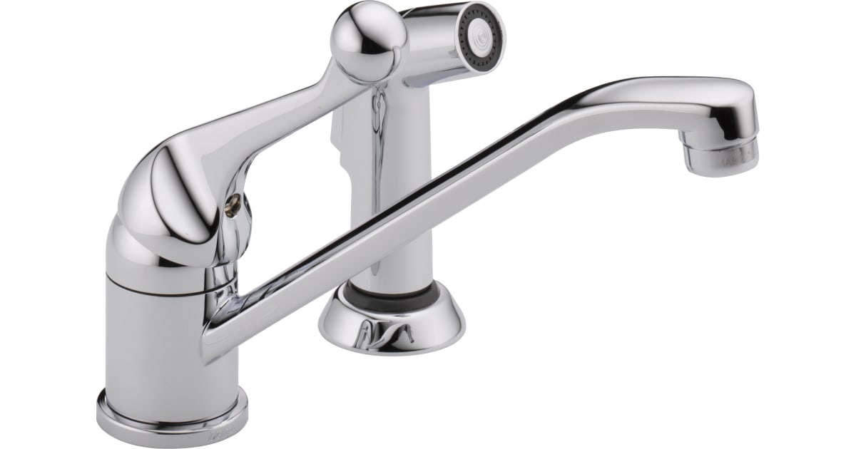 Delta 175LF-WF Classic Kitchen Faucet with Side Spray - Includes ...