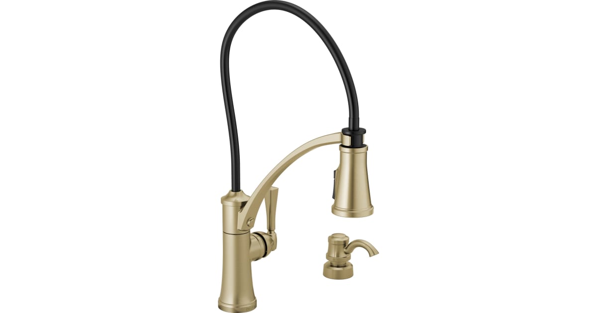 Delta 19744Z-CZSD-DST Foundry 1.8 GPM Single Hole Pre-Rinse Pull Down ...