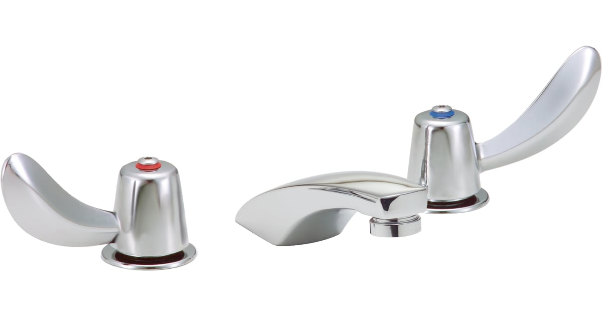 Delta 23C342 Double Handle 1.5GPM Ceramic Disc Widespread Bathroom ...