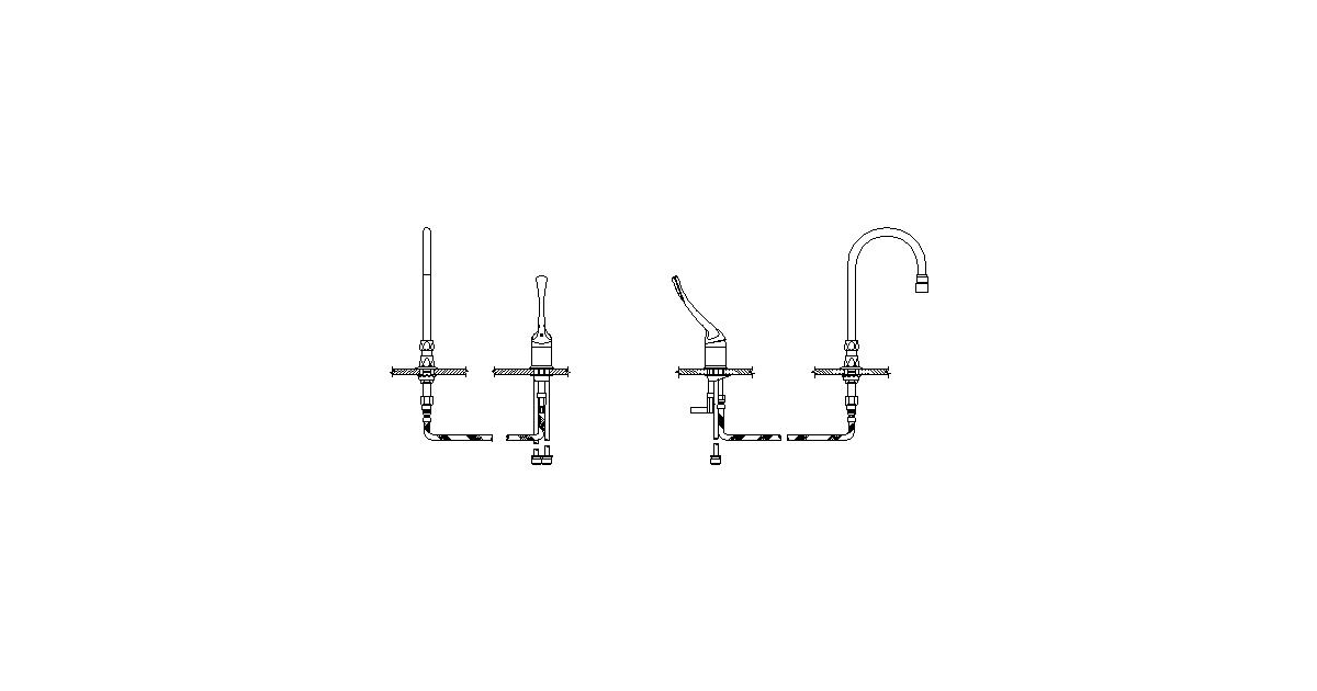 Delta 24T2653-R4 Commercial Widespread Bathroom Faucet with Lever ...