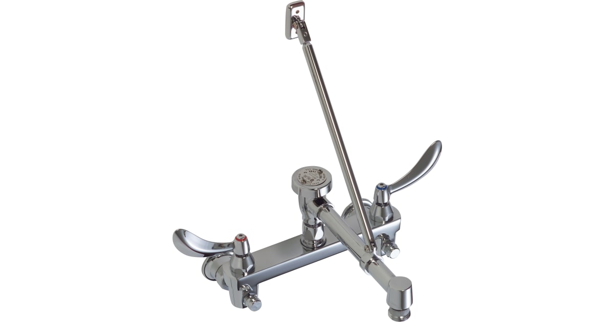 Delta 28C2384 Double Handle Ceramic Disc Wallmount Faucet with Blade ...