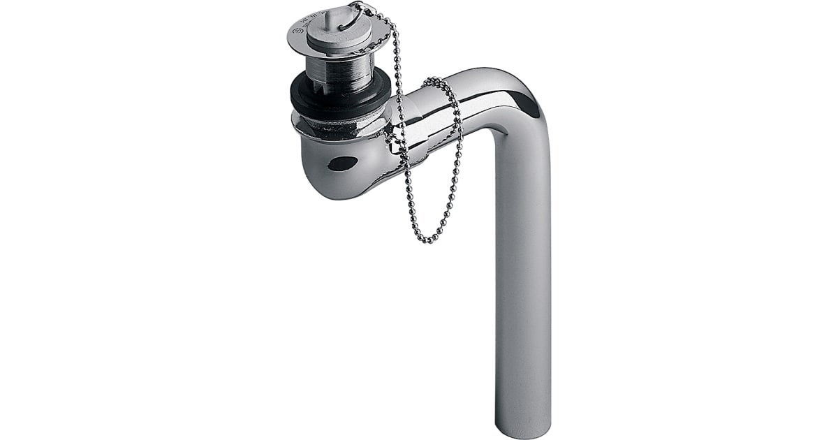 Delta 33T295 1-1/4" Chrome Open Grid Offset Strainer Assembly with ...