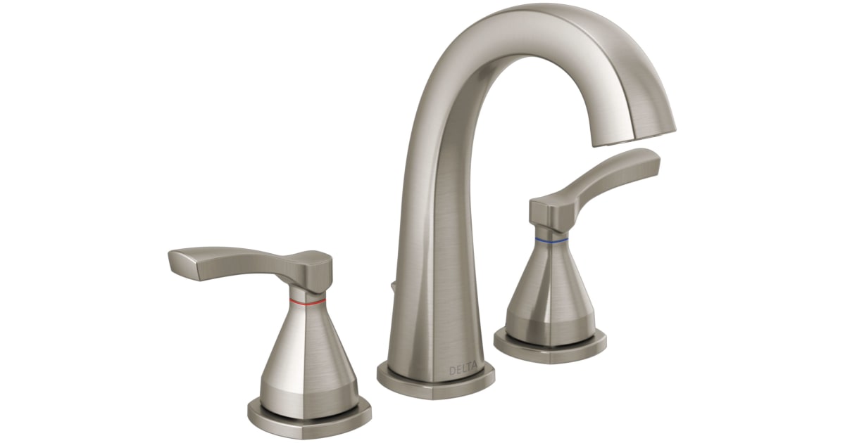 Delta 35775-SSMPU-DST Stryke 1.2 GPM Widespread Bathroom Faucet with ...