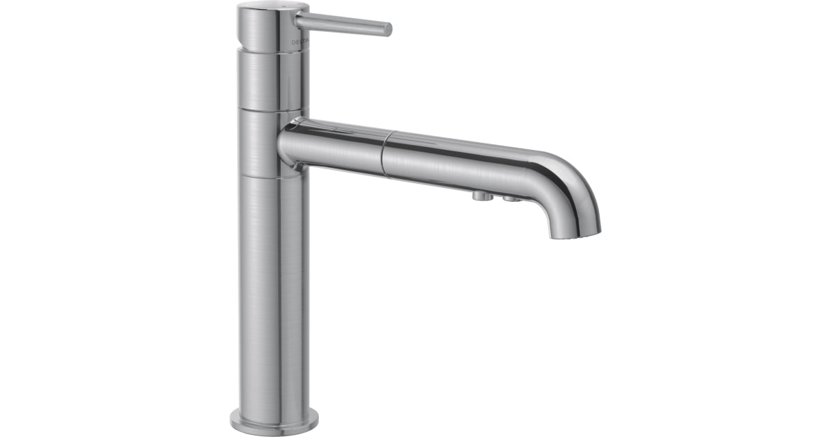 Delta 4159-AR-DST Trinsic Pull-Out Kitchen Faucet - Includes Lifetime ...