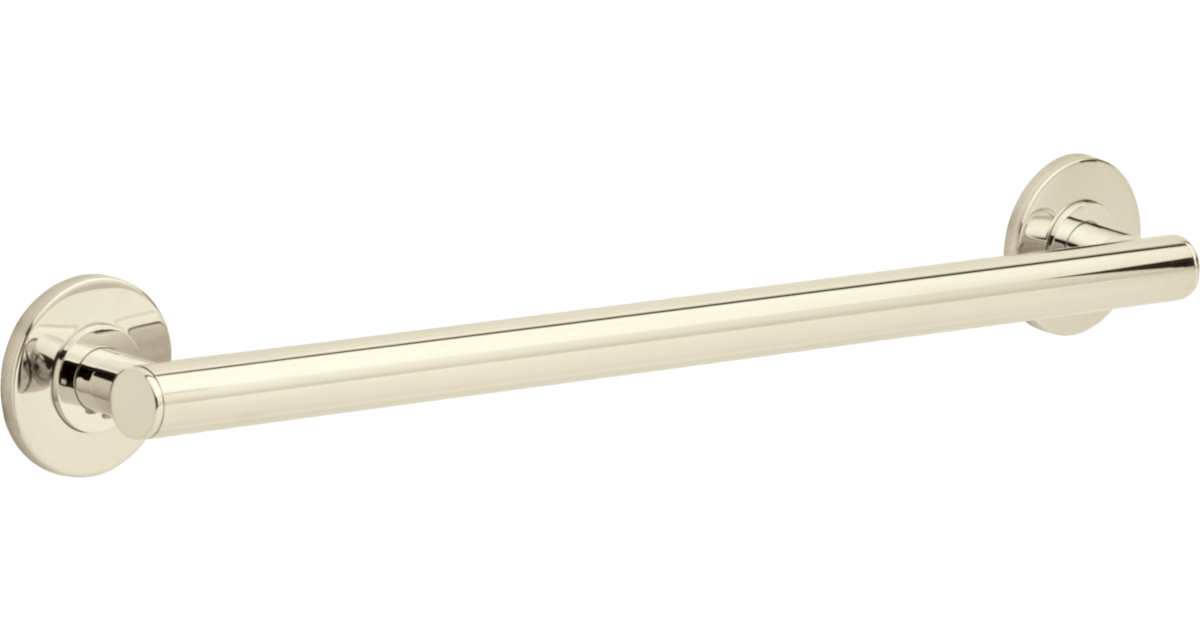 Delta 41824-PN BathSafety 24" Grab Bar | Ferguson Home