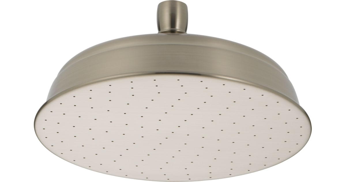 Delta 52682-SS 2.5 GPM Contemporary 8-3/4" Wide Rain Shower Head Touch ...