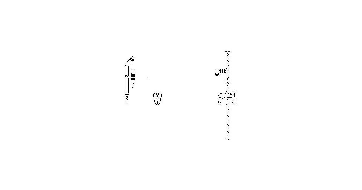 Delta 54T1251 Commercial Wall Mounted Volume Control Valve with ...