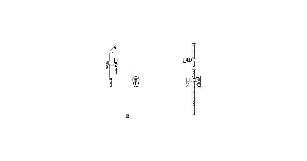 Delta 54T1254-QD Commercial Wall Mounted Volume Control Valve with ...