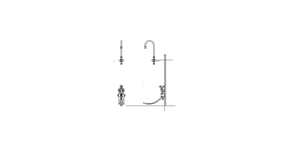 Delta 54T5334A-R5 Commercial Surgeon Scrub-Up Faucet | Ferguson Home