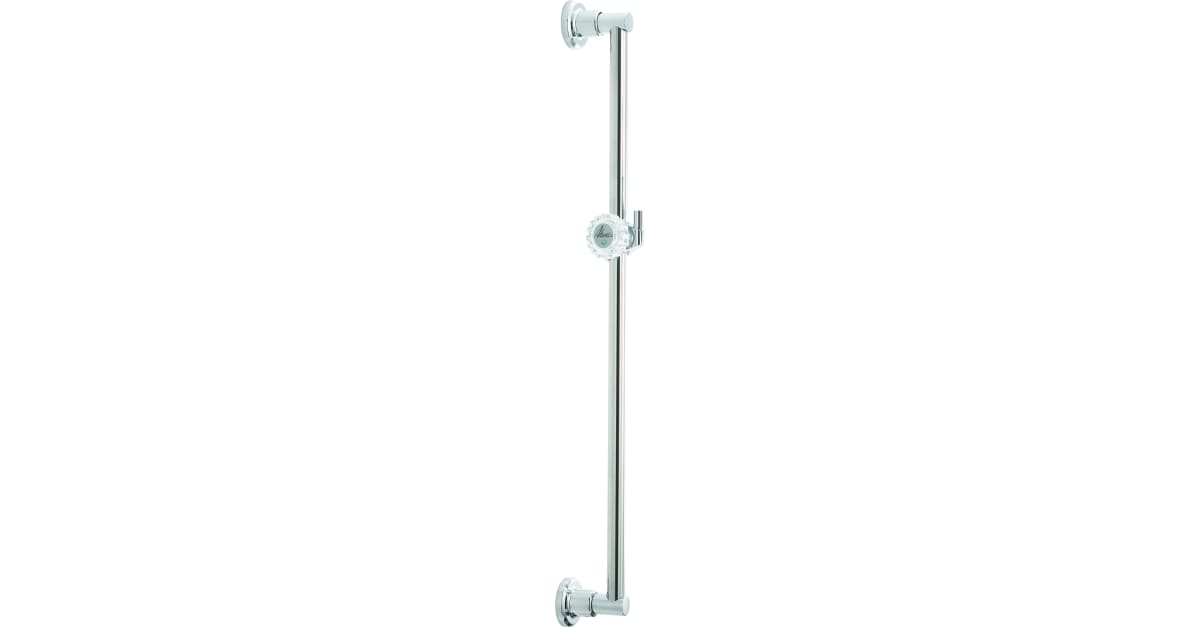 Delta 55024 24" Brass Slide Bar with Adjustable Knob | Ferguson Home