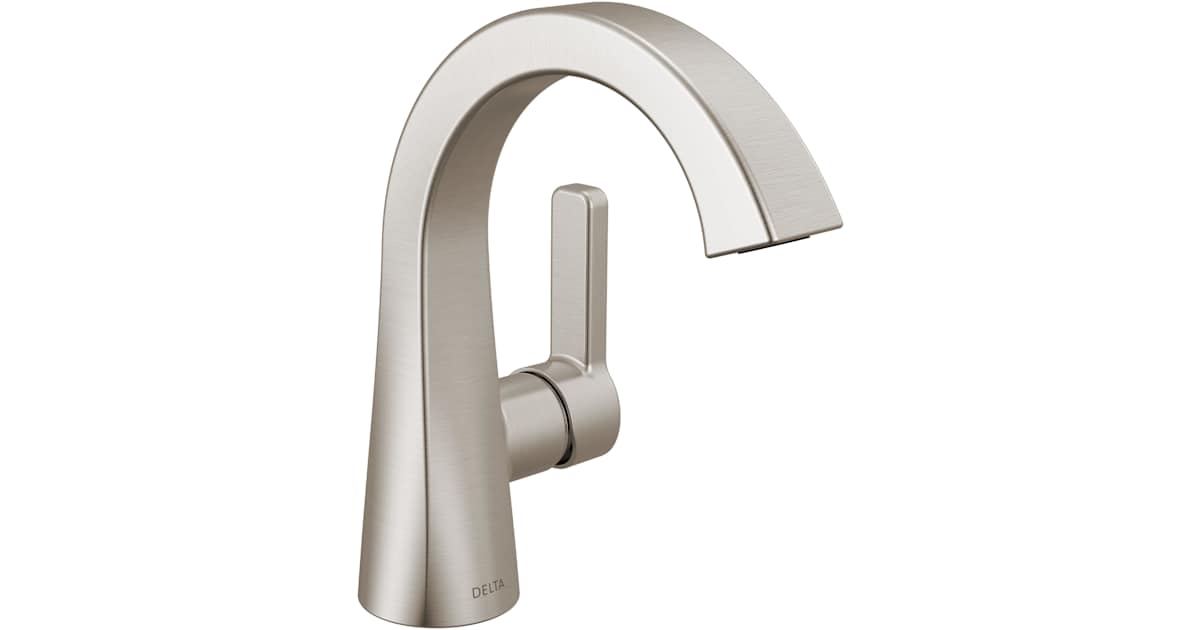 Delta 562SH-SSMPU-DST Lineax 1.2 GPM Single Hole Bathroom Faucet with ...