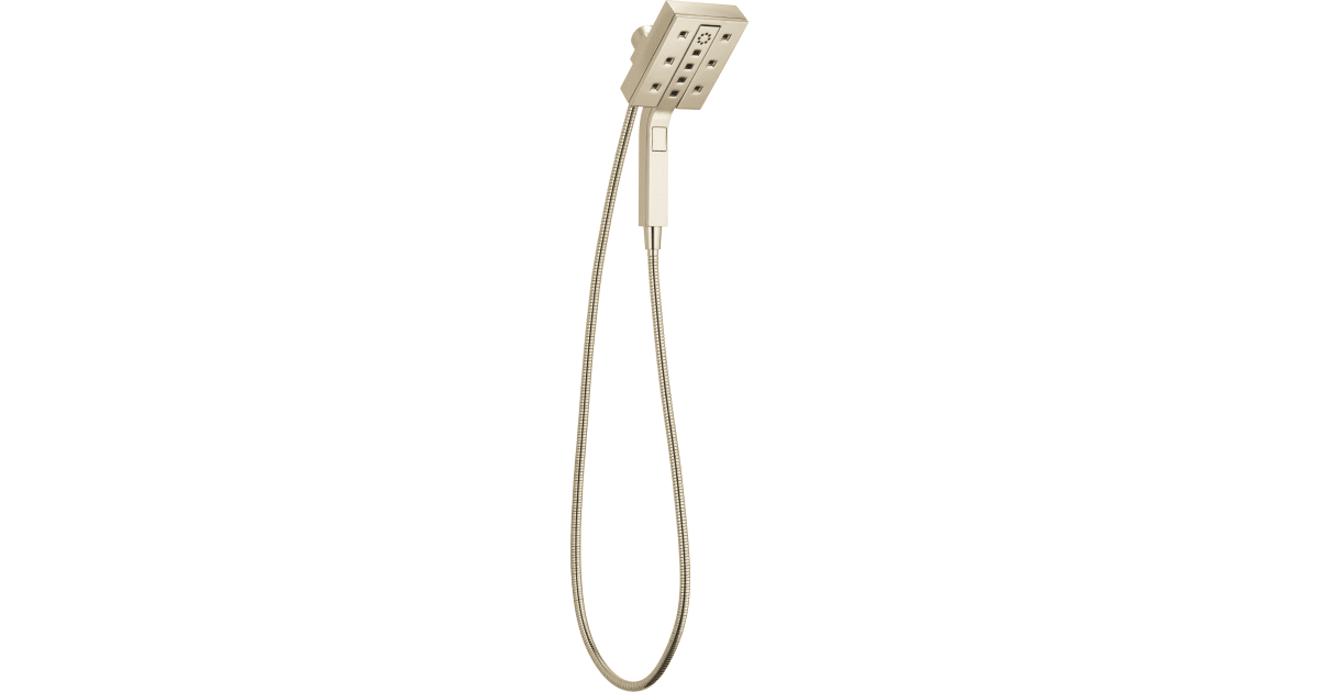 Delta 58470-PN In2ition 2-in-1 H2Okinetic Shower Head and Hand Shower ...