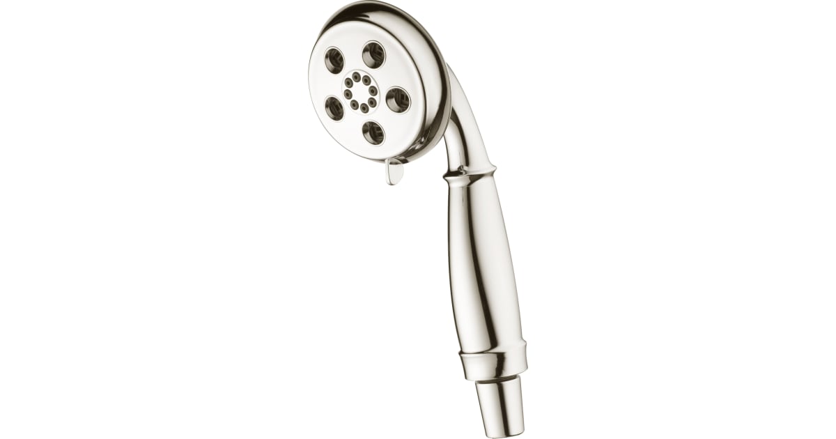Delta 59433-PN-PK 1.75 GPM Traditional Multi Function Hand Shower Only ...
