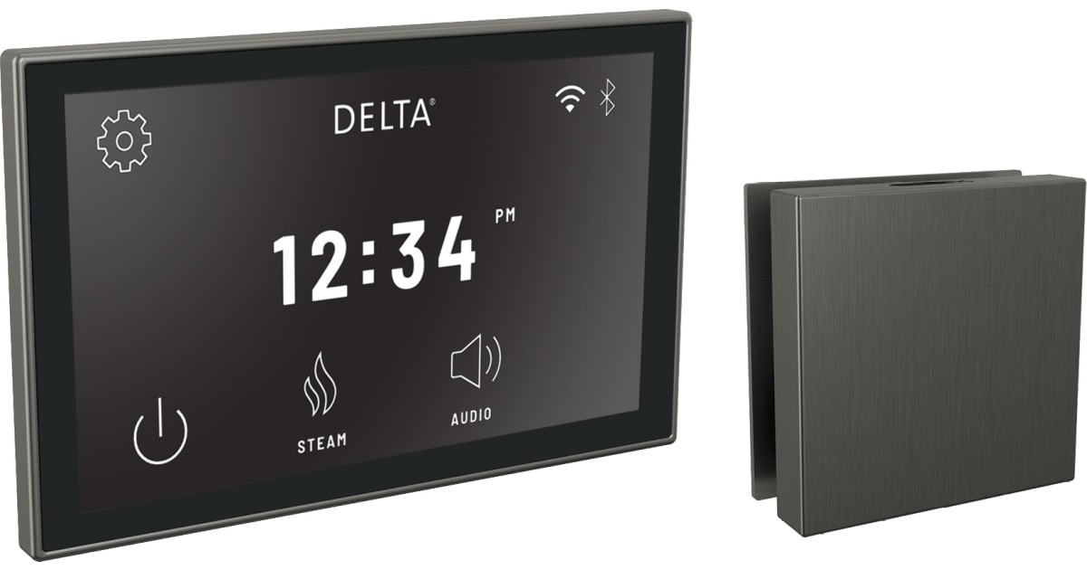 Delta 5CH-550L-KS-PR SteamScape Digital Steam Control Unit and Square ...