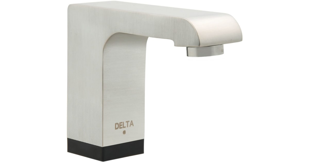 Delta 600T050-SS Commercial 0.5 GPM Single Hole Hardwire Operated ...