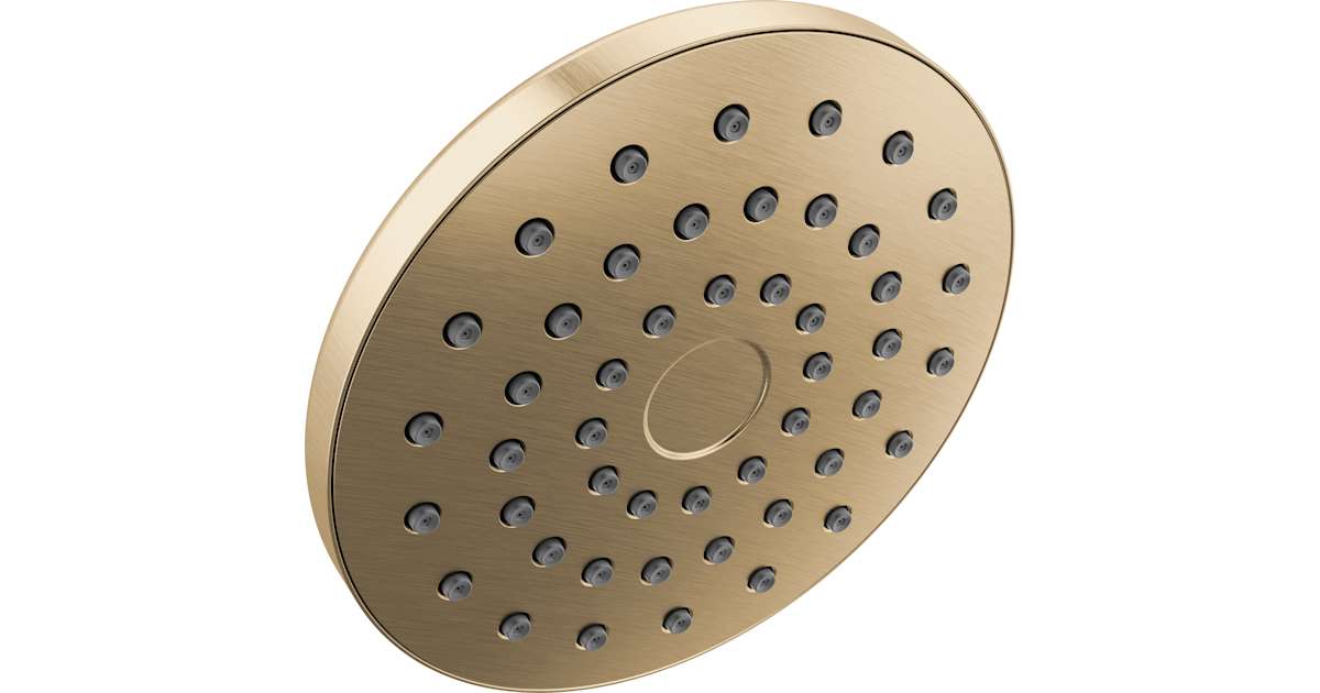 Delta 75104CZ PivotPro 1.75 GPM Single Function Raincan Shower Head ...