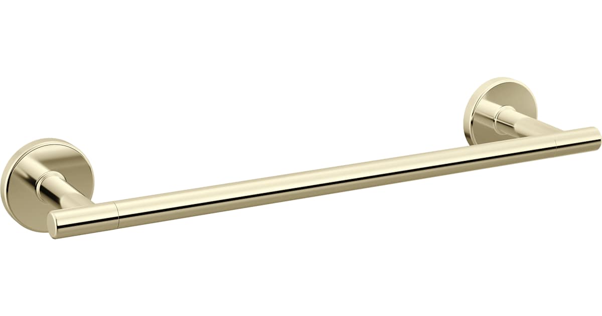 Delta 75912-PN Trinsic 12" Wall Mounted Towel Bar | Ferguson Home