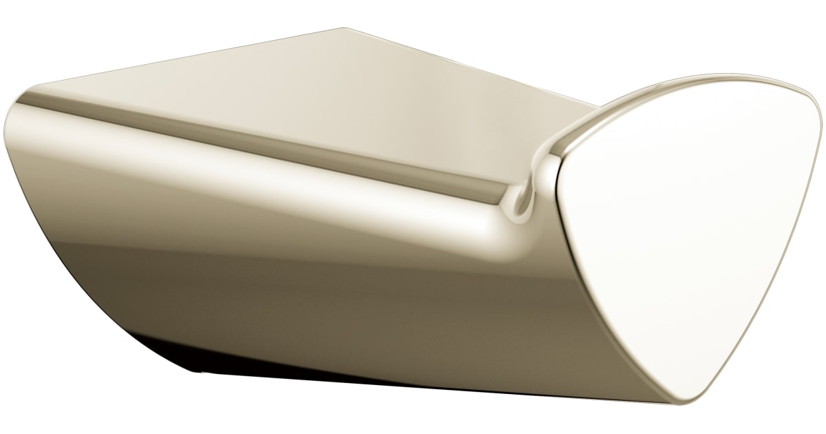 Delta 77435-PN Zura Single Robe Hook | Ferguson Home