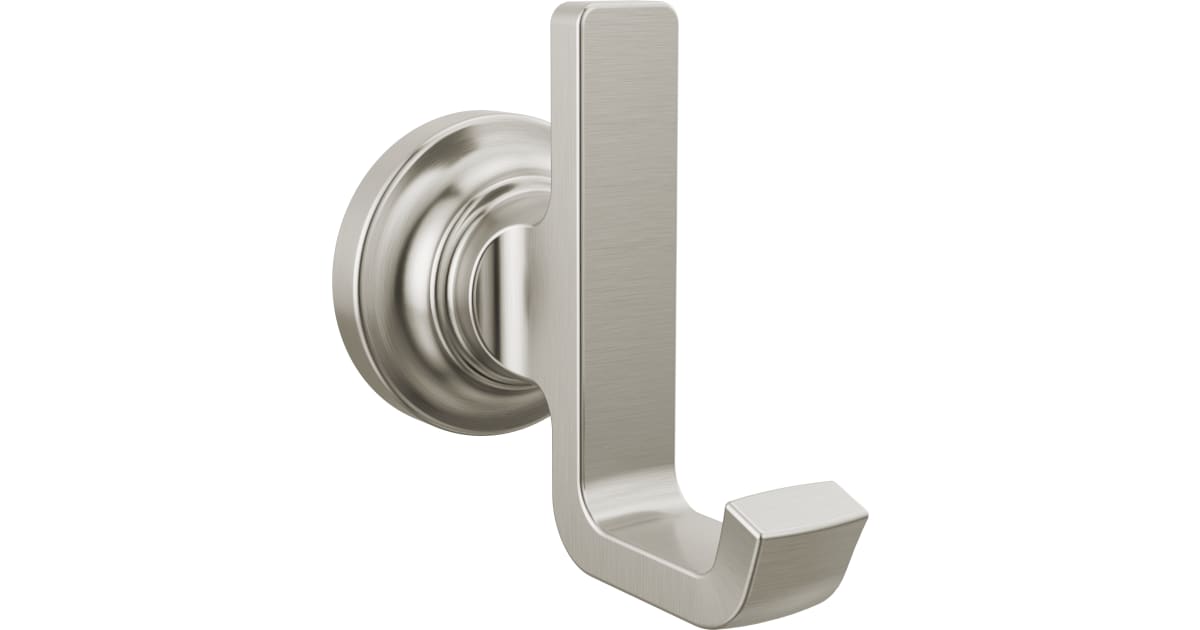 Delta 78935-SS Tetra Single Hook Robe Hook | Ferguson Home
