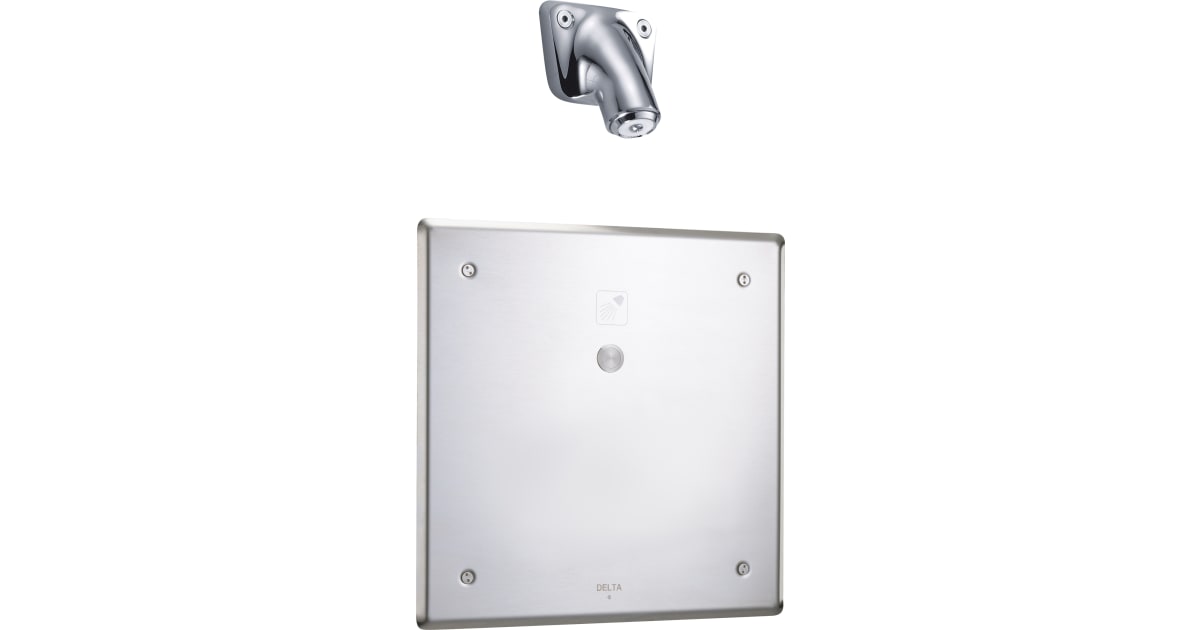 Delta 860T168 Push Button Hardwire Metering Electronic Shower System ...
