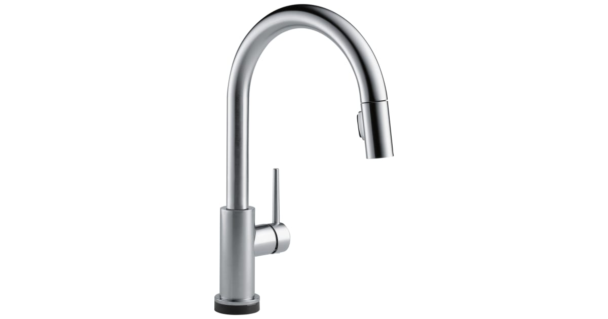 Delta 9159TV-AR-DST Trinsic VoiceIQ Voice Activated Pull Down Kitchen ...