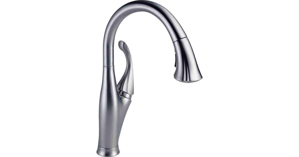 Delta 9192-AR-DST Addison Pull-Down Kitchen Faucet with Magnetic ...