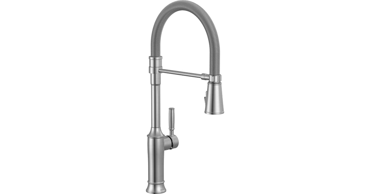 Delta 9684-AR-PR-DST Renaldi 1.8 GPM Single Hole Pre-Rinse Kitchen ...