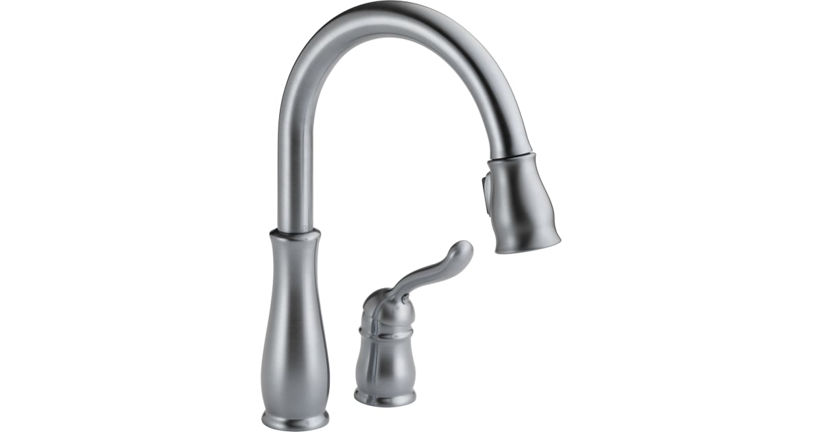 Delta 978-AR-DST Leland Pull-Down Kitchen Faucet with Magnetic Docking ...