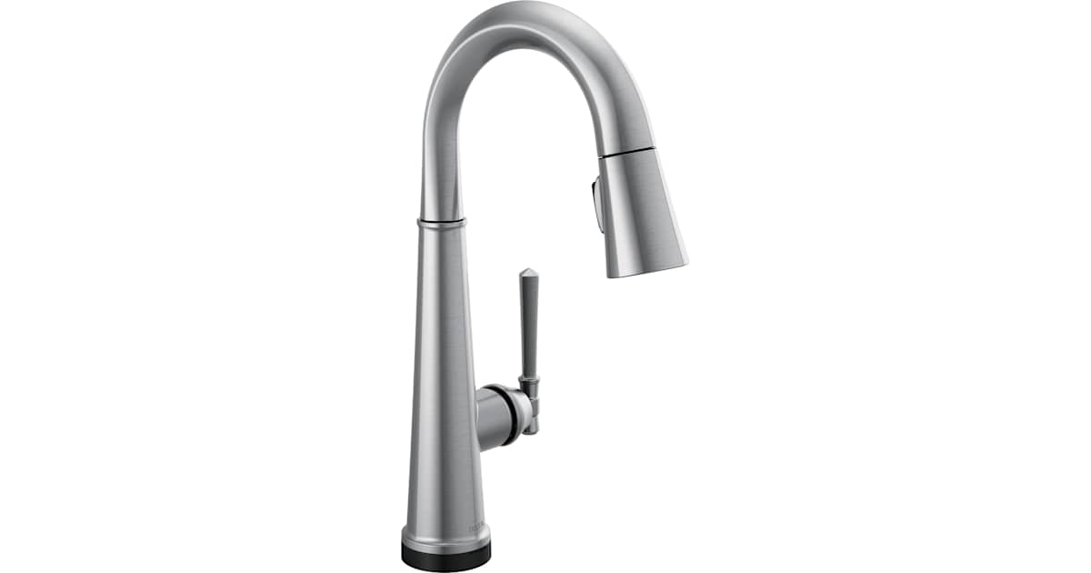 Delta 9982TL-AR-PR-DST Emmeline 1.8 GPM Single Hole Pull Down Touchless ...