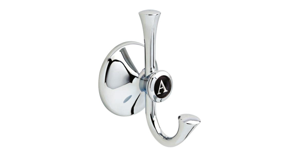 Delta COC35-PC Coco Double Robe Hook | Ferguson Home