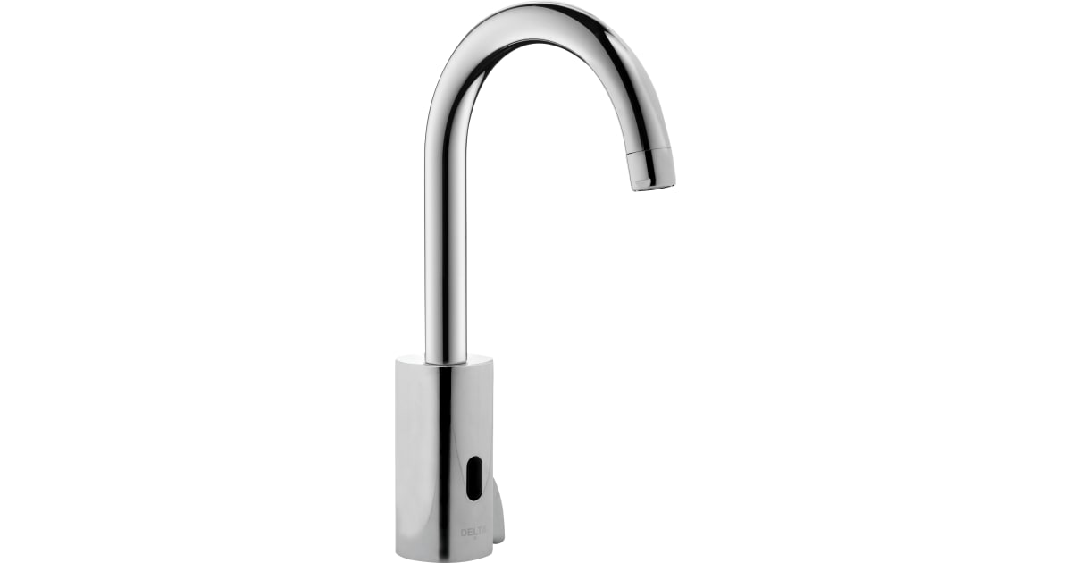 Delta DEMD-211LF Commercial 0.5 GPM Single Hole Battery Operated ...