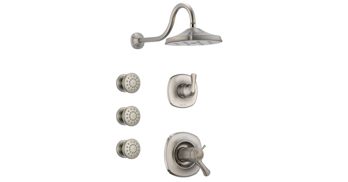 Delta DSS-Addison-17T02SS TempAssure 17T Series Thermostatic Shower ...