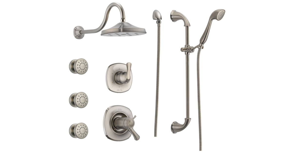Delta DSS-Addison-17T03SS TempAssure 17T Series Thermostatic Shower ...