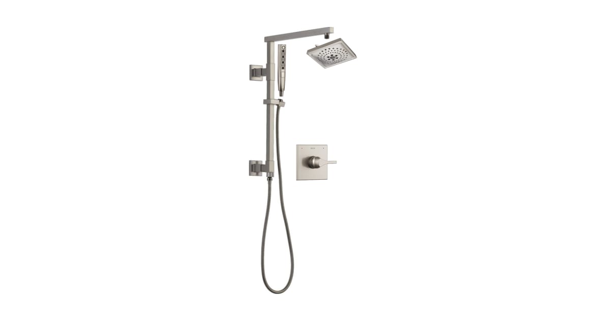 Delta DSS-Emerge-18A-1402-SS Zura Pressure Balanced Shower System with ...
