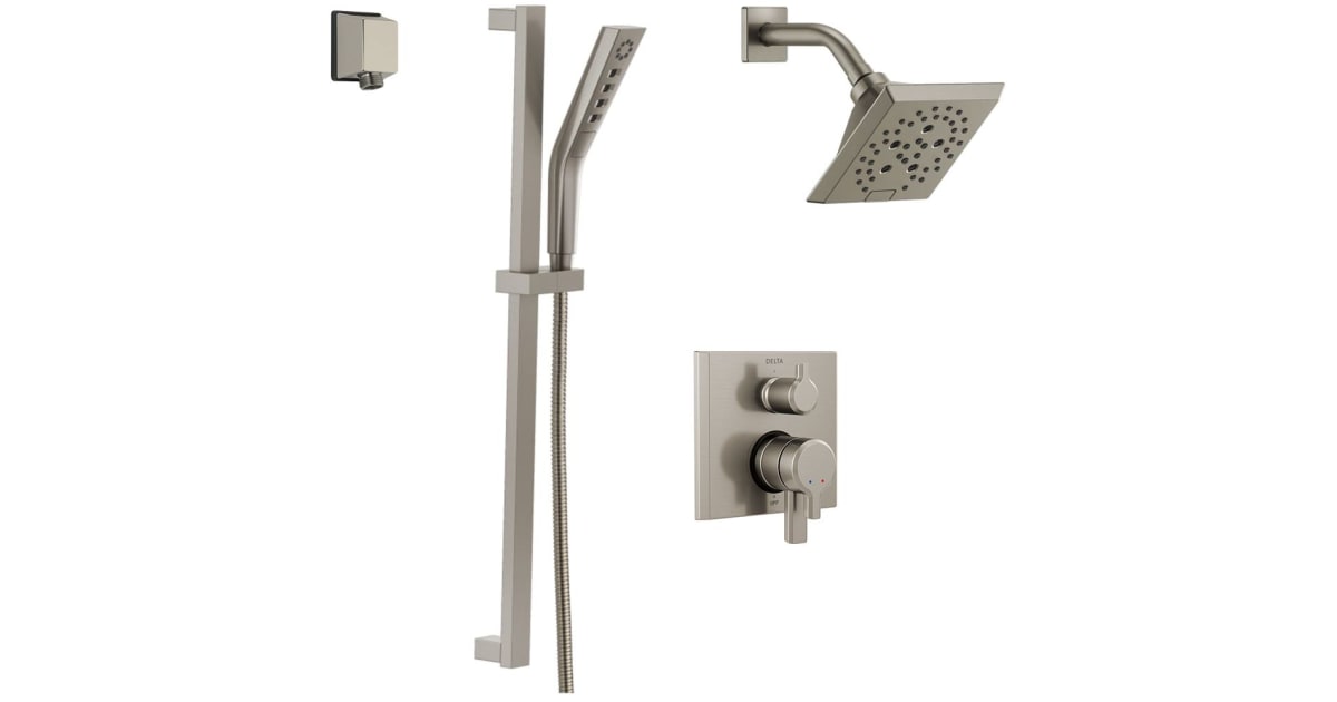 Delta DSS-Pivotal-1705-SS Pivotal Pressure Balanced Shower System with ...