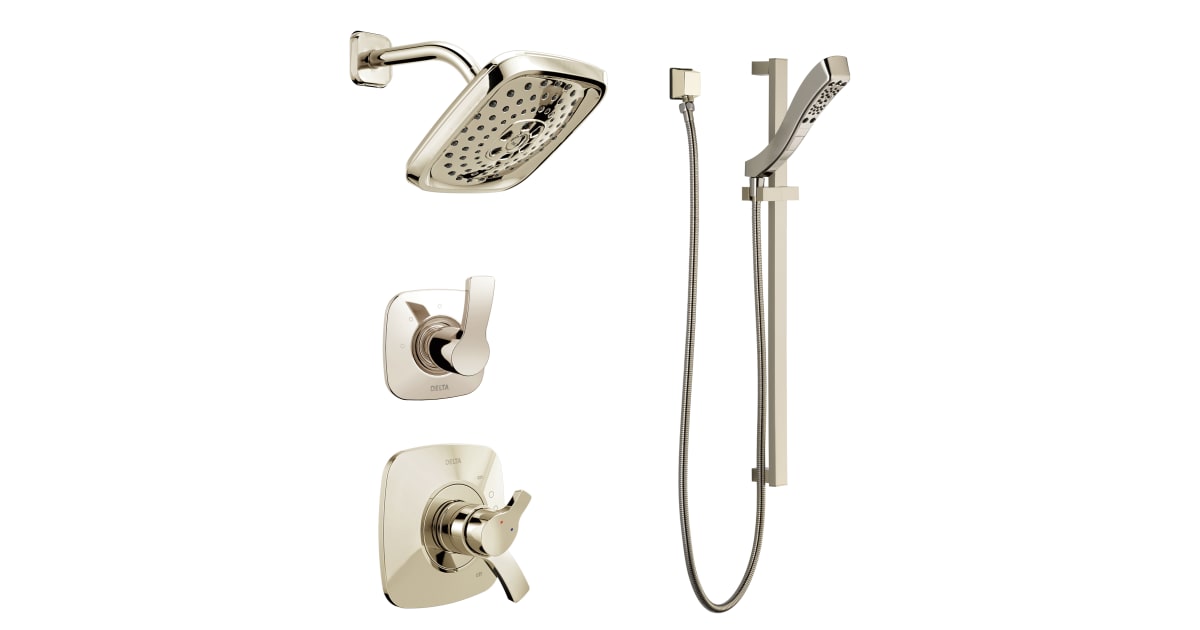 Delta DSS-Tesla-1701-H2O-PN Monitor 17 Series Pressure Balanced Shower ...