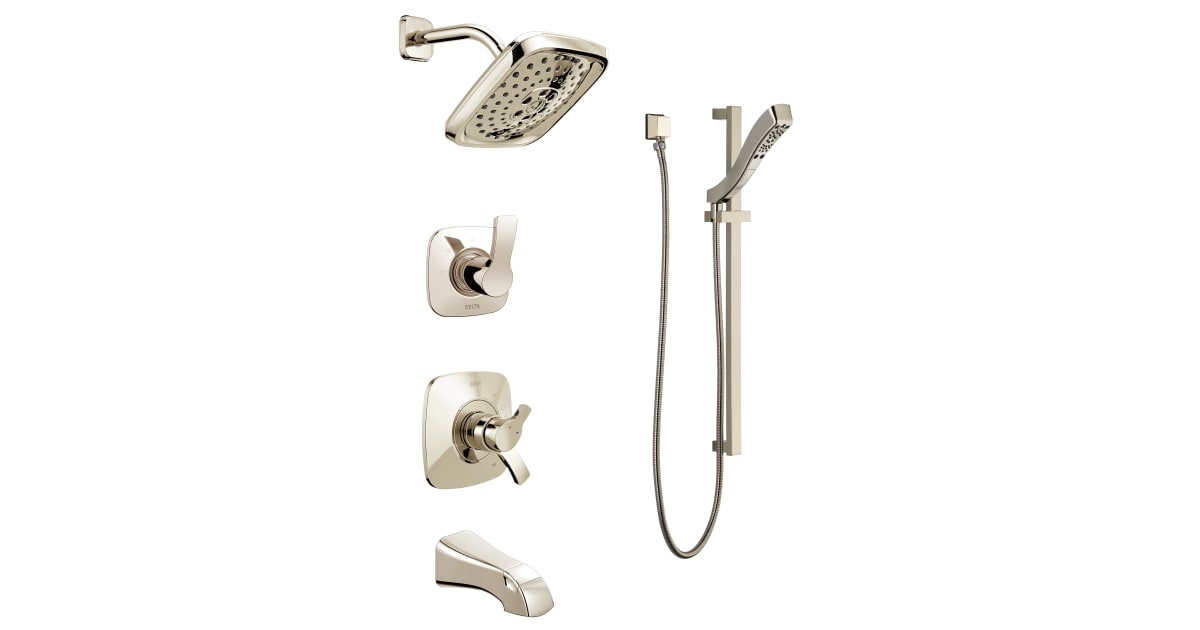 Delta DSS-Tesla-17T04-H2O-PN TempAssure 17T Series Thermostatic Shower ...