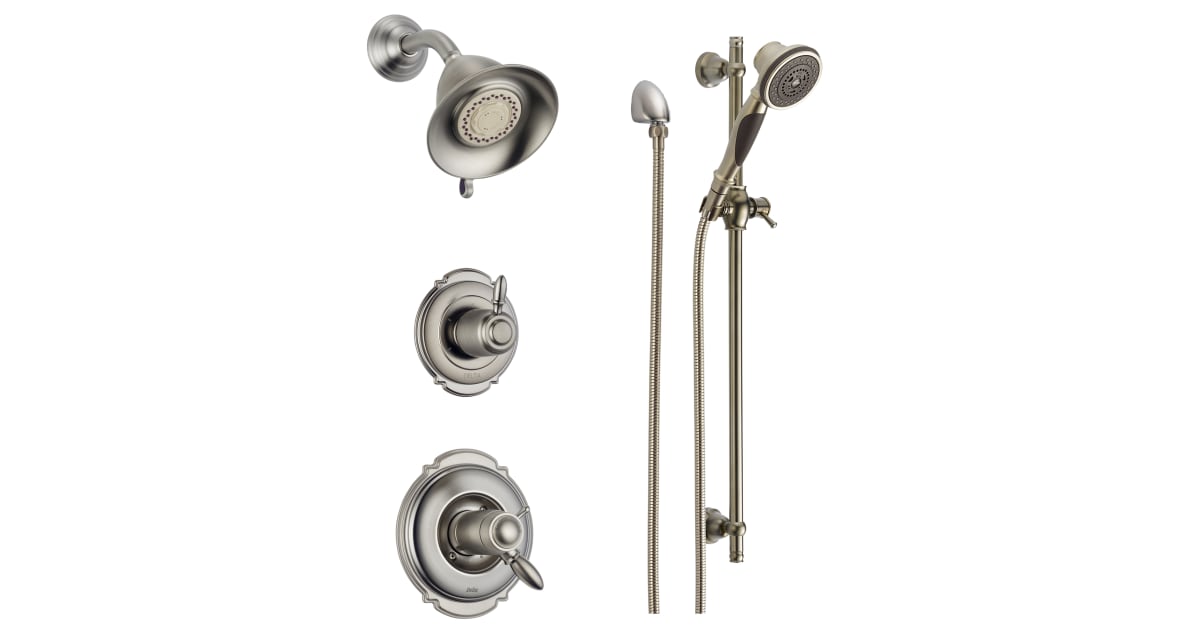 Delta DSS-Victorian-17T01SS TempAssure 17T Series Thermostatic Shower ...