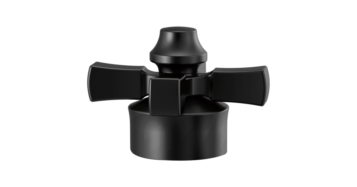 Delta H562BL Dorval Cross Handle Kit For Mid Height and Vessel Riser ...