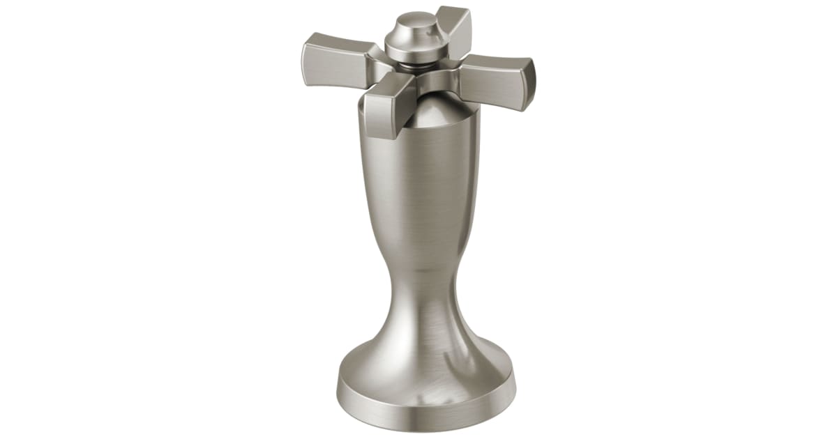 Delta H570SS Dorval Cross Handles Kit for Roman Tub and Wall Mount ...