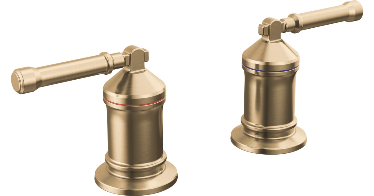 Delta H596CZ-PR Broderick Lever Handle Kit for Roman Tub Filler | Build.com