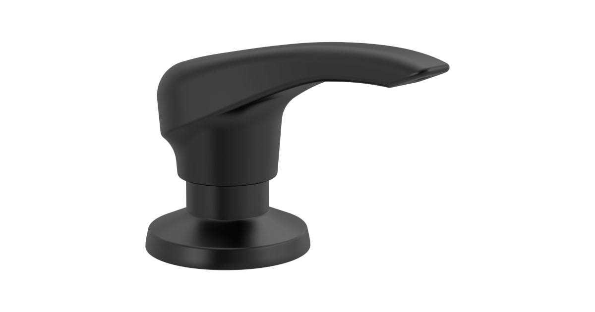 Delta RP100737BL Esque Deck Mounted Soap Dispenser with Metal Head ...